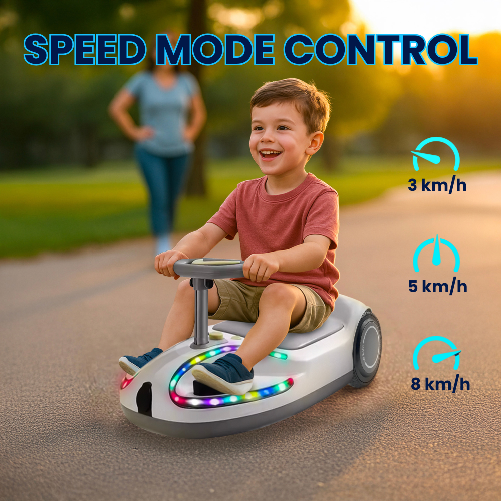 Elektra Zippy - Electric Wiggle Car for Kids 3-10 – Hoveroo