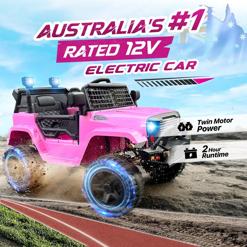 Elektra Outback Cruiser - Battery-Powered Kids Car Ride On – Hoveroo