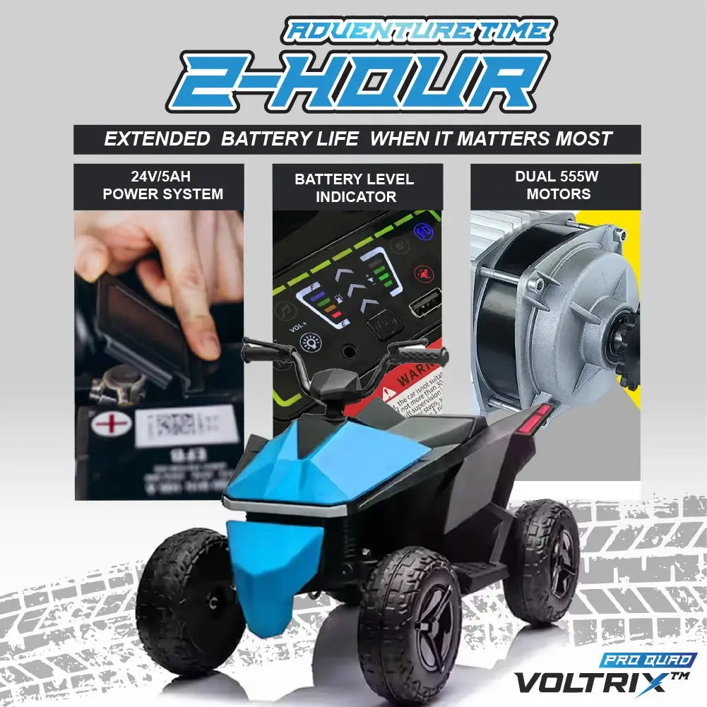 Voltrix™ Pro Quad 24V For Ages 3 - 8 – Hoveroo