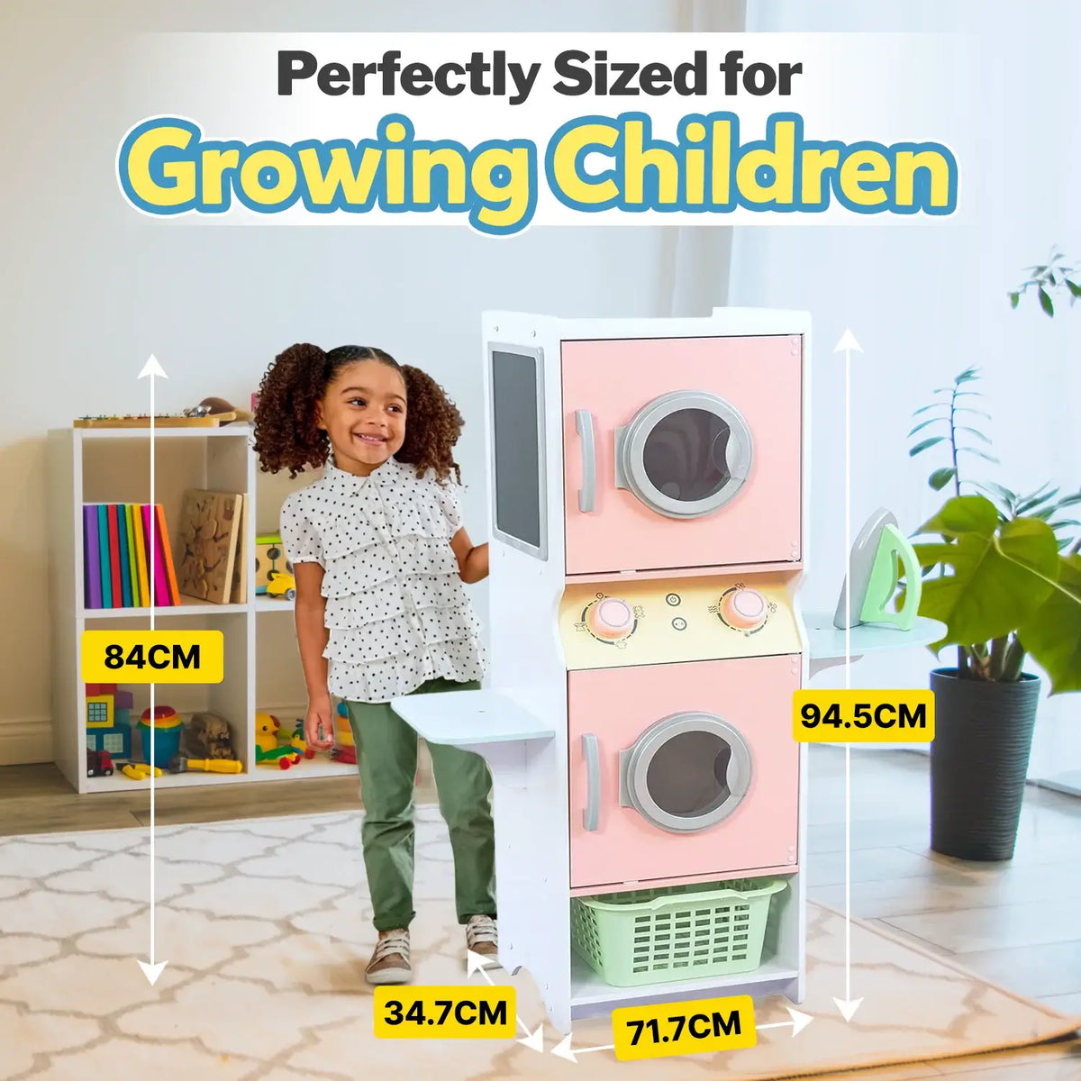 Splish Splash Solid Wood Laundry Set – Hoveroo