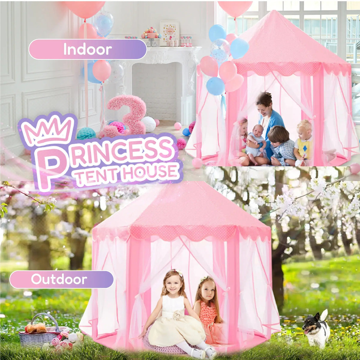 Hoveroo Enchanted Princess Tent